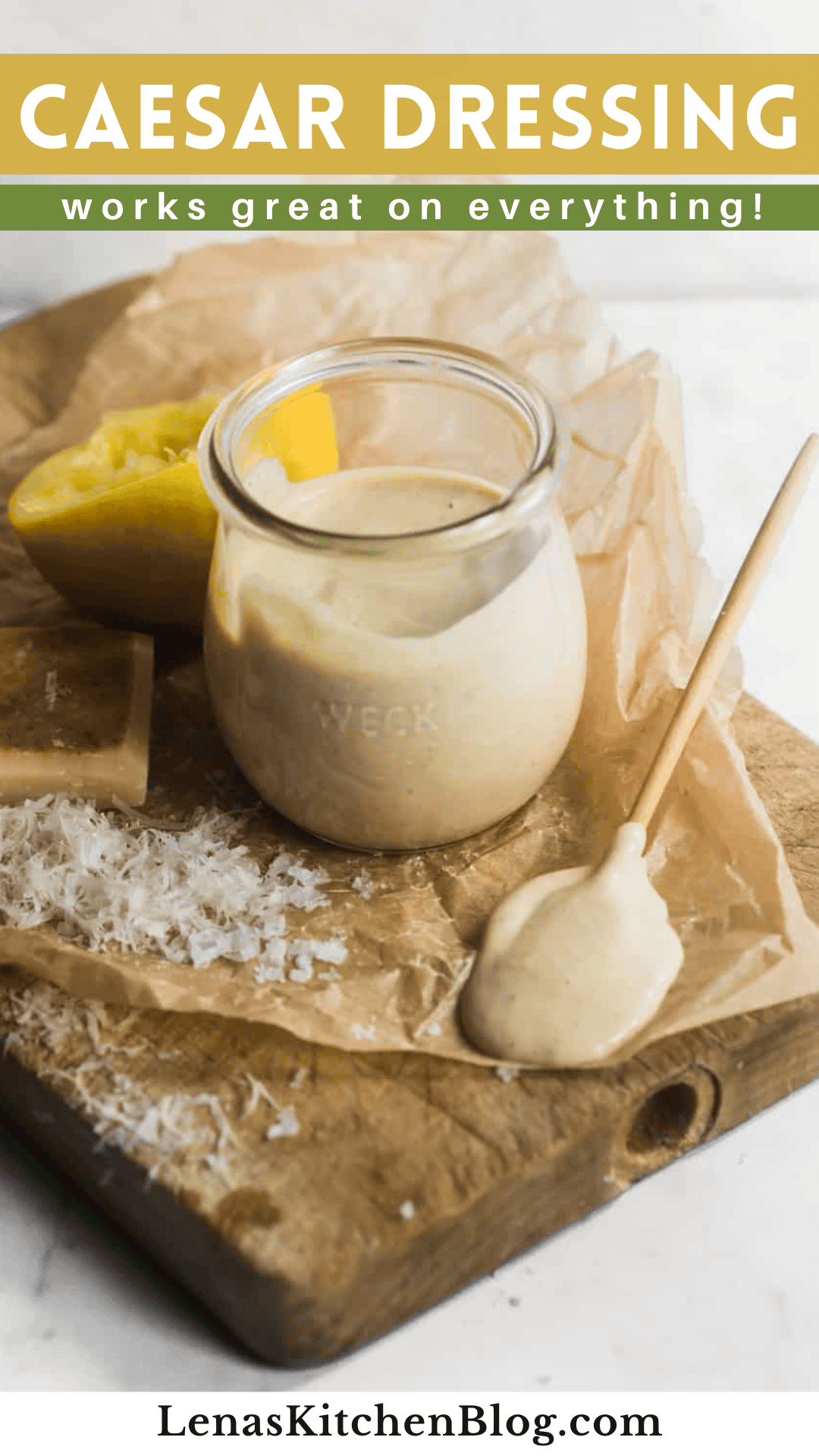Caesar Dressing Recipe - Lena's Kitchen