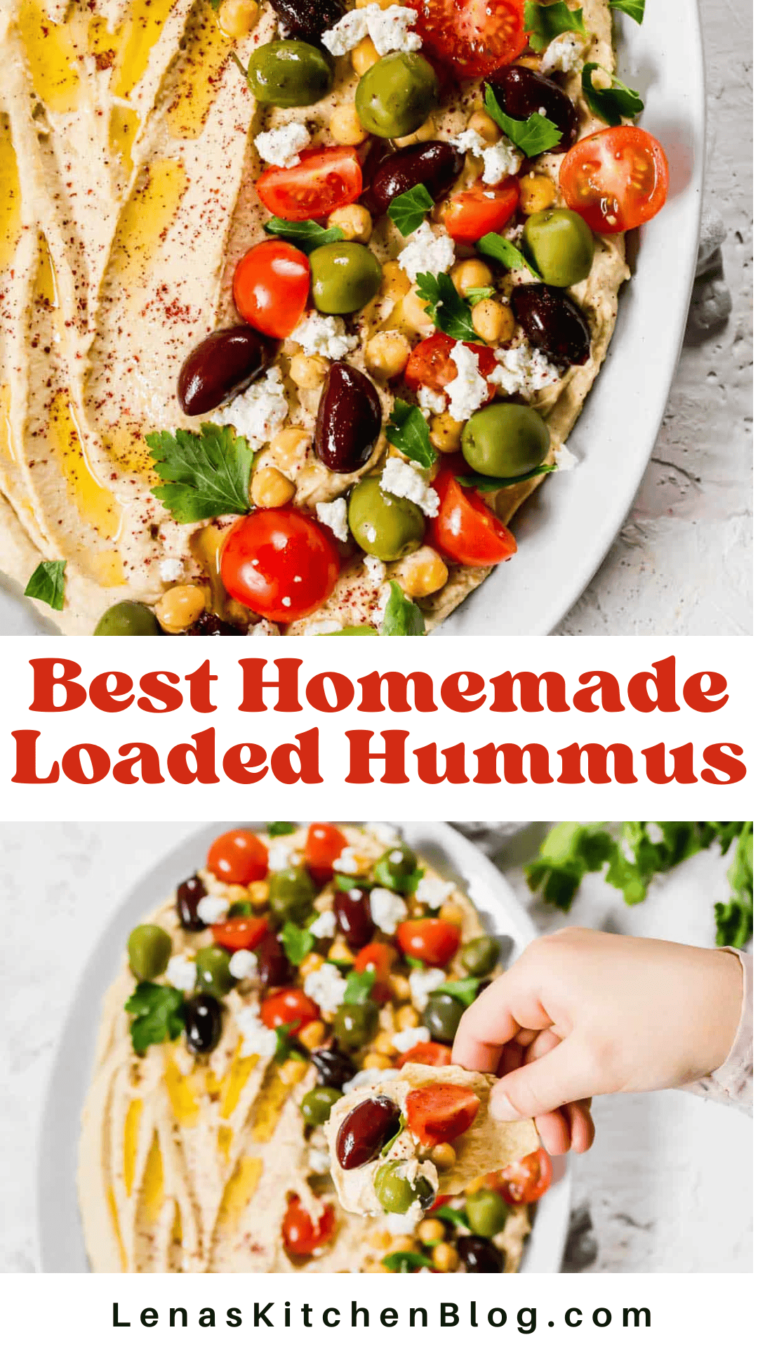 Loaded Hummus - Lena's Kitchen