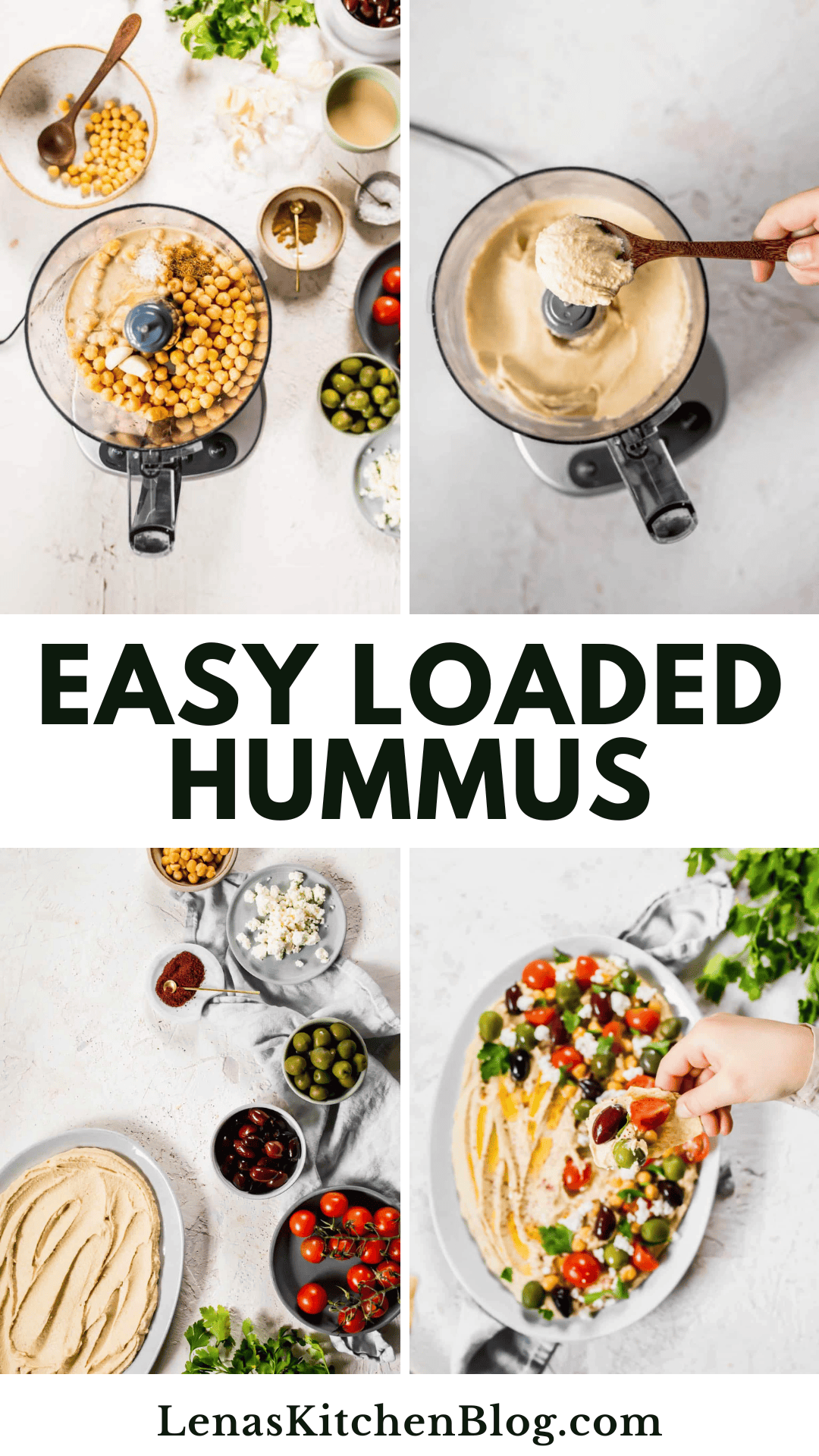 Loaded Hummus - Lena's Kitchen