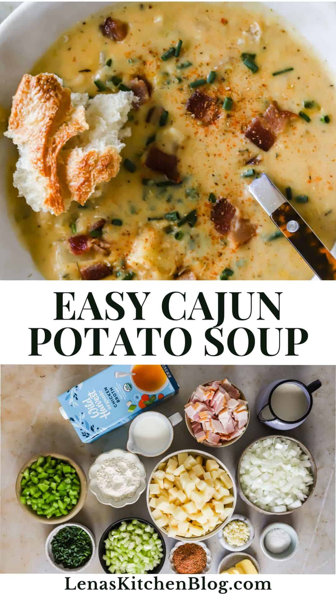 Cajun Potato Soup - Lena's Kitchen