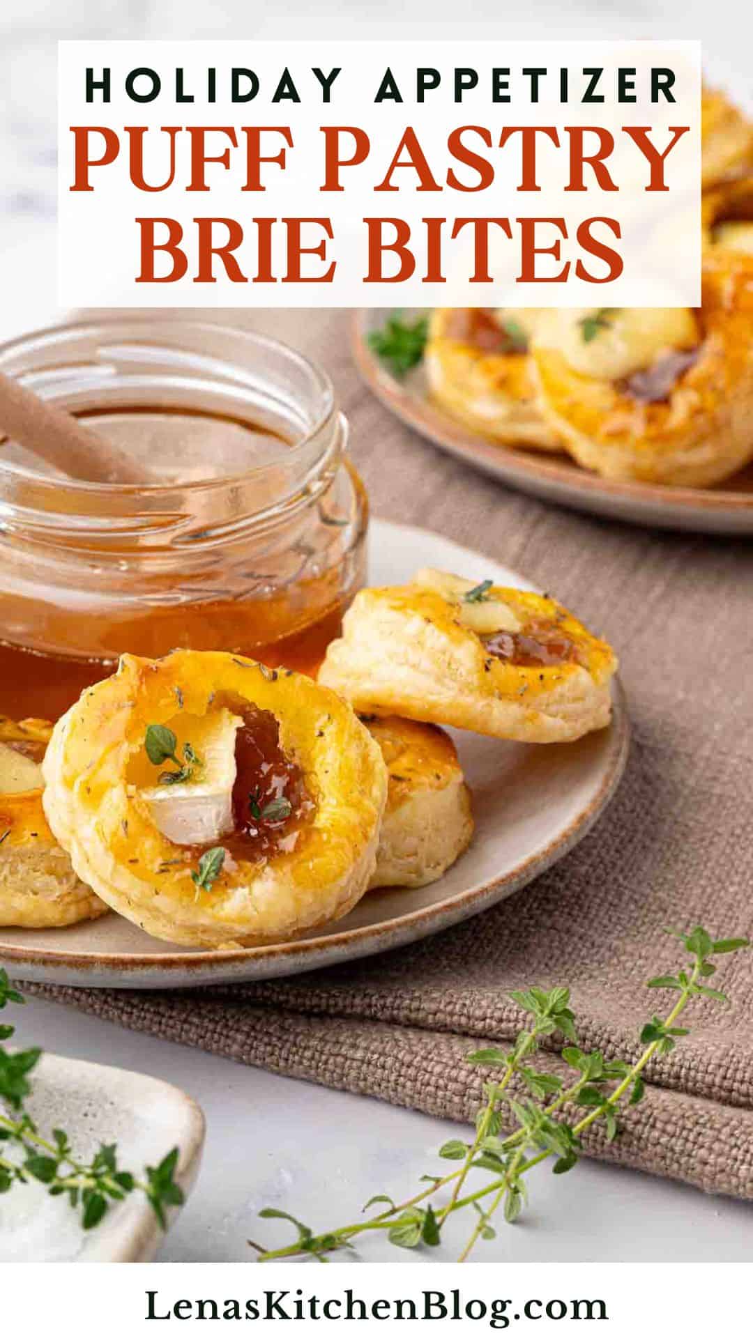 Easy Puff Pastry Brie Bites - Lena's Kitchen