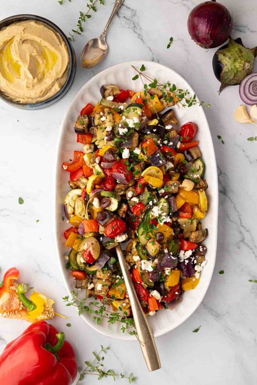 Mediterranean Roasted Vegetables - Lena's Kitchen
