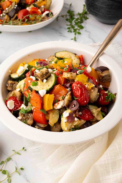 Mediterranean Roasted Vegetables - Lena's Kitchen