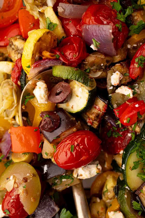 Mediterranean Roasted Vegetables - Lena's Kitchen