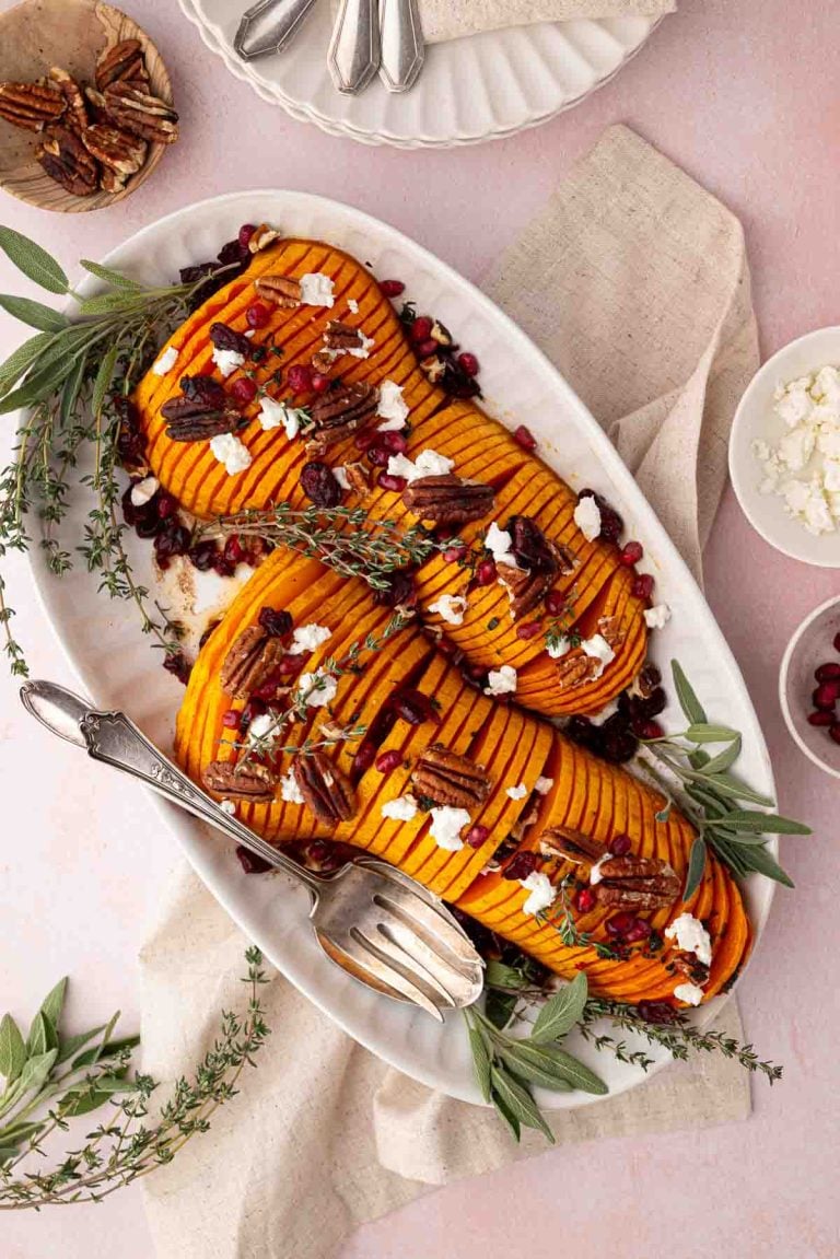 Maple Roasted Butternut Squash - Lena's Kitchen