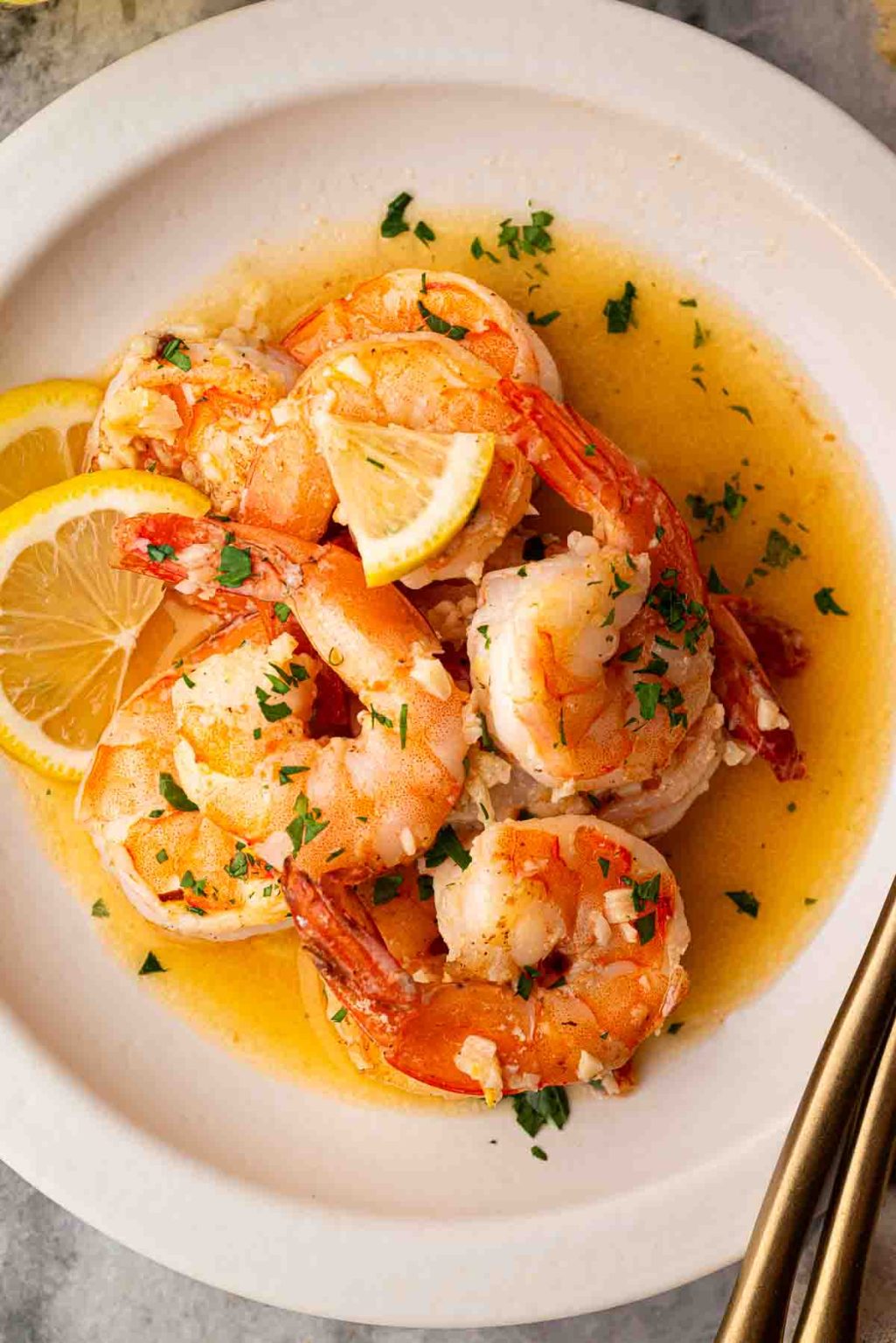 Garlic Butter Shrimp Scampi - Lena's Kitchen