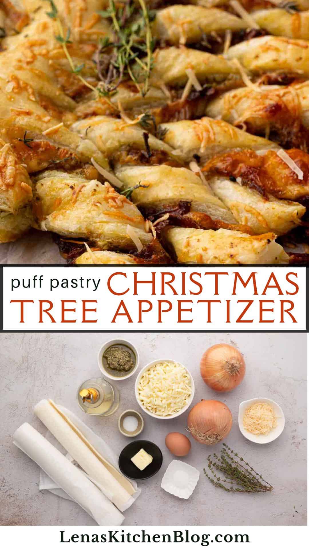 Puff Pastry Christmas Tree Appetizer - Lena's Kitchen