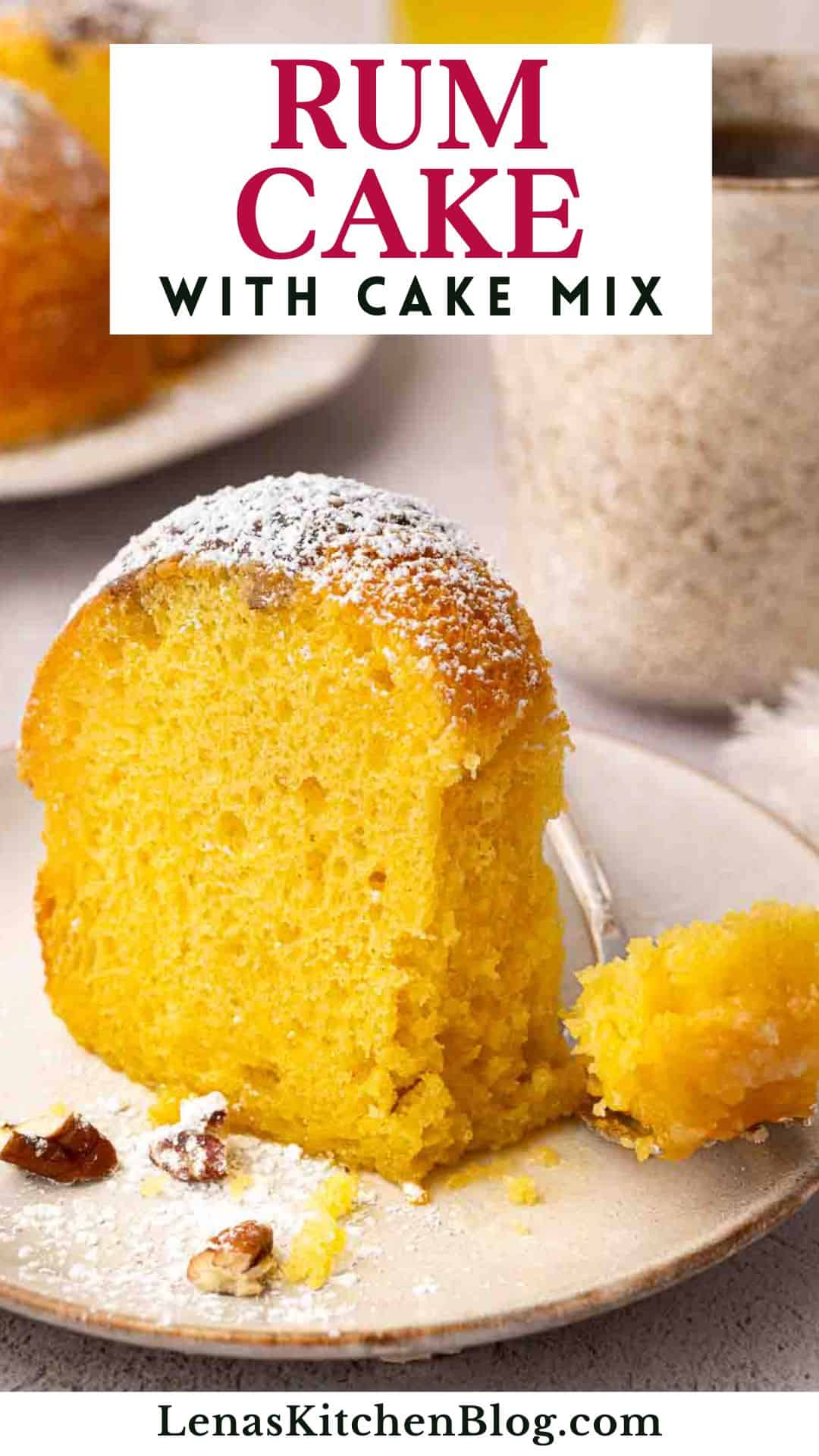 Rum Cake Recipe with Cake Mix - Lena's Kitchen