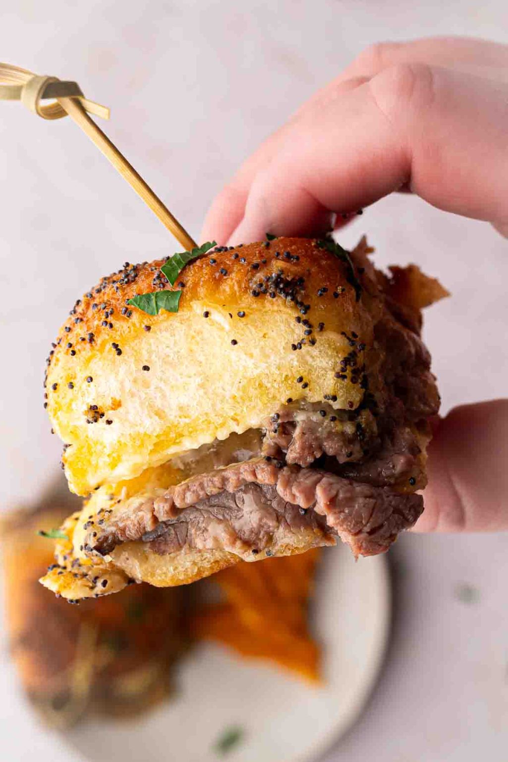 Roast Beef Sliders - Lena's Kitchen