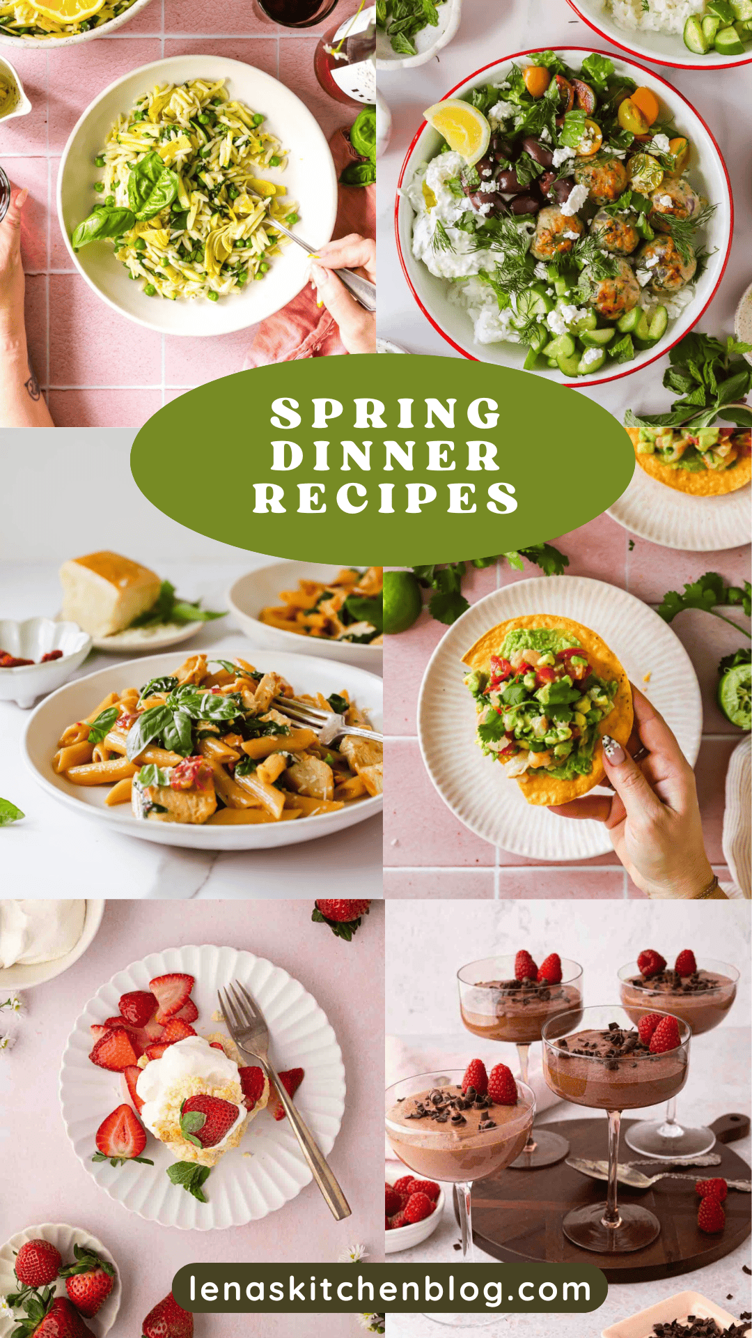 Spring Dinner Recipes - Lena's Kitchen
